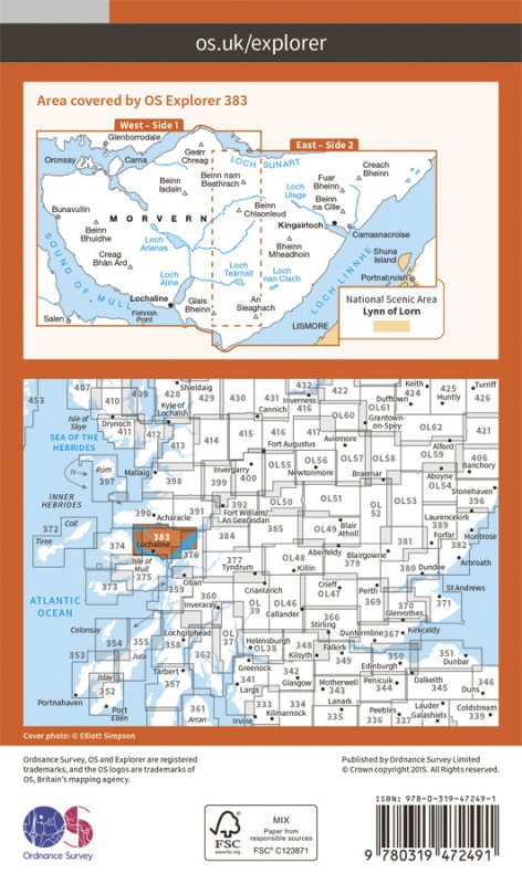 Explorer Active 383 Morvern & Lochaline