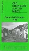 Old OS Map Doune & Callander 1898 *SPECIAL